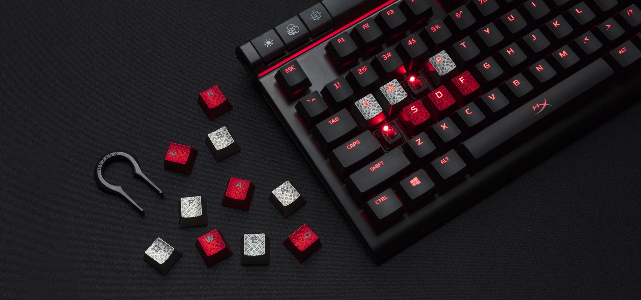 HyperX Keycaps Upgrade Kit são teclas personalizadas para teclados da ...
