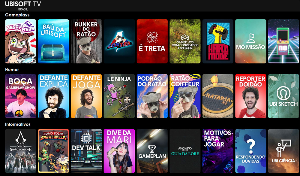Ubisoft lança a Ubisoft TV Brasil – Canal Gratuito de Streaming com ...